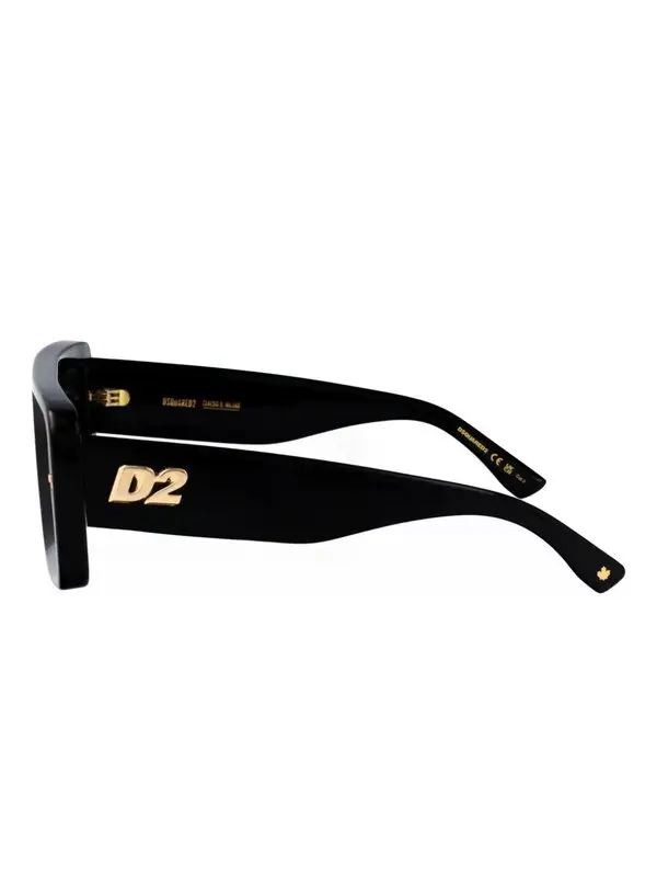 Dsquared2 Square-frame Acetate Sunglasses - Black