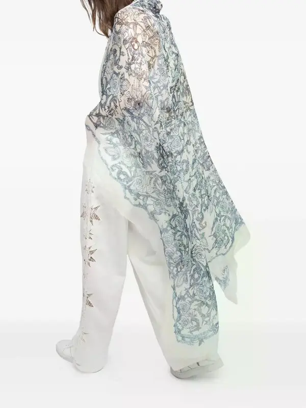 Zadig&Voltaire Kerry Printed Scarf - Neutrals