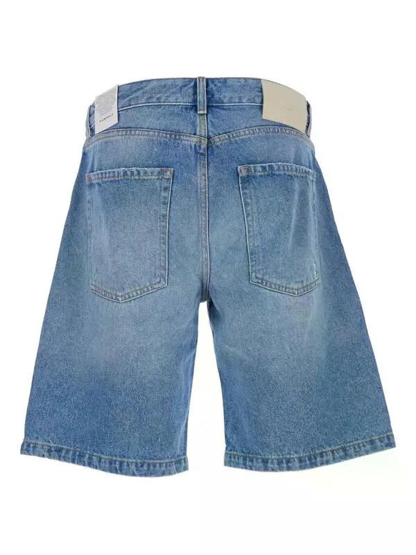 ICON DENIM LOS ANGELES Logo-patch Denim Shorts
