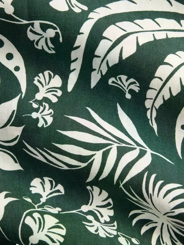 Ralph Lauren Purple Label Leaf-print Shirt