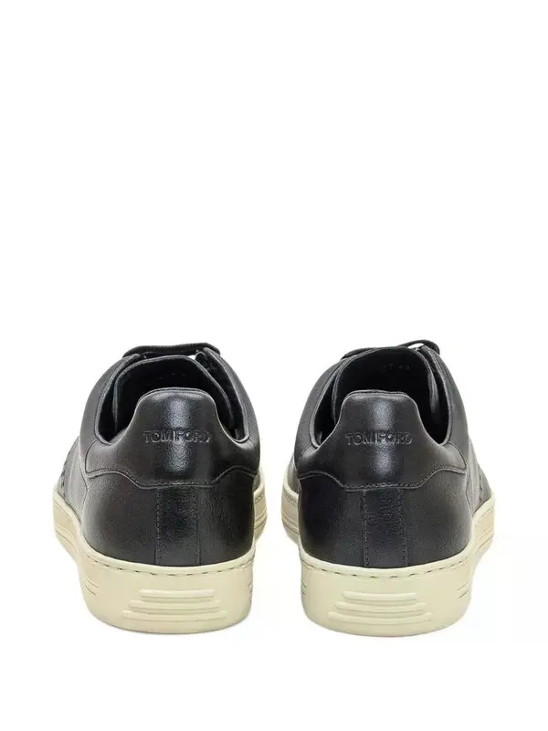 TOM FORD Perforated Leather Sneakers - Black