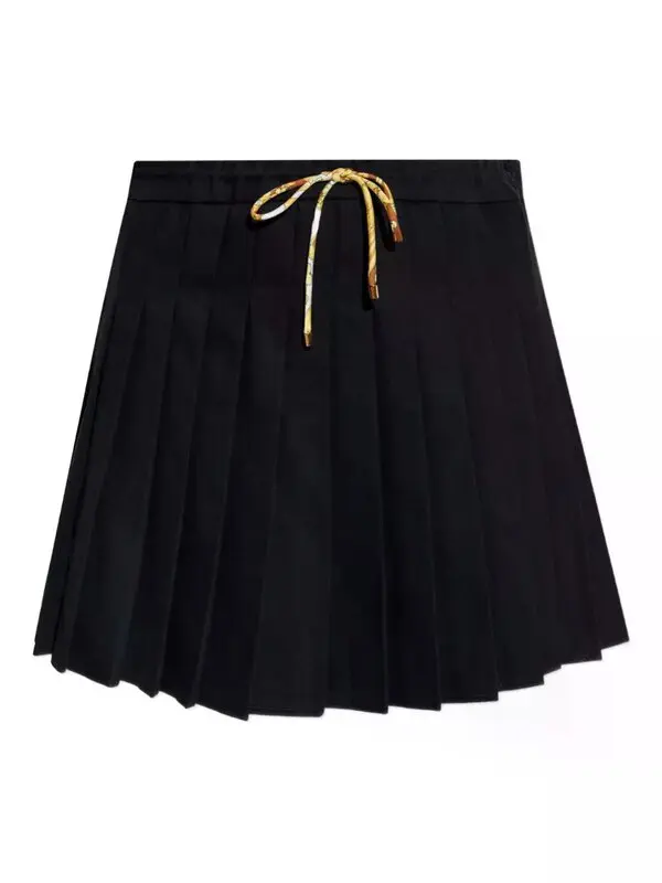 Versace Pleated Drawstring Skirt