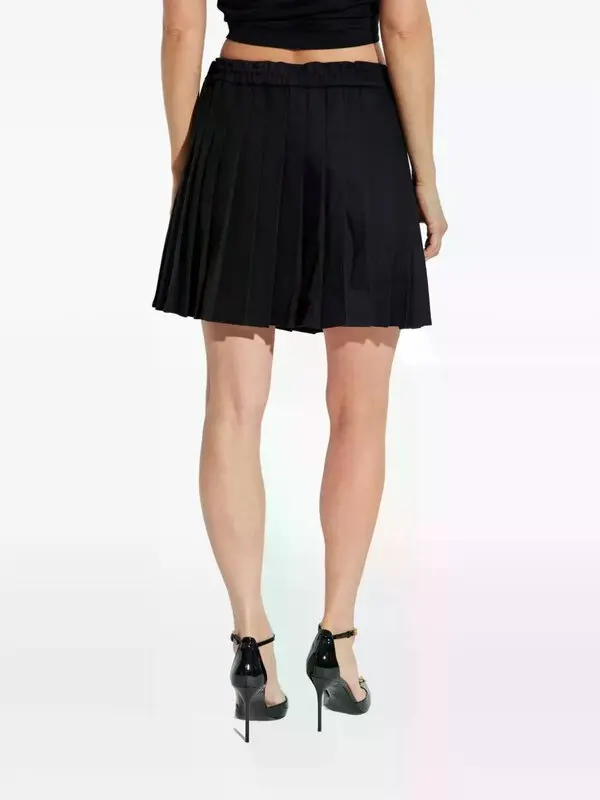 Versace Pleated Drawstring Skirt