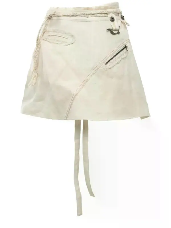 HYEIN SEO Pleated Wrap Skirt - Neutrals