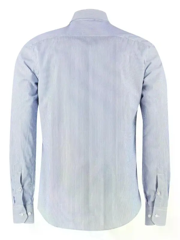 THE (ALPHABET) Striped Cotton Shirt