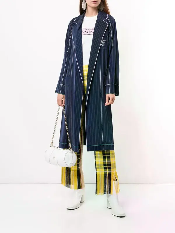 A BATHING APE Striped Wrap Jacket
