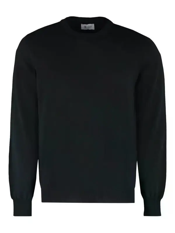 THE (ALPHABET) Cotton Crew-neck Sweatshirt