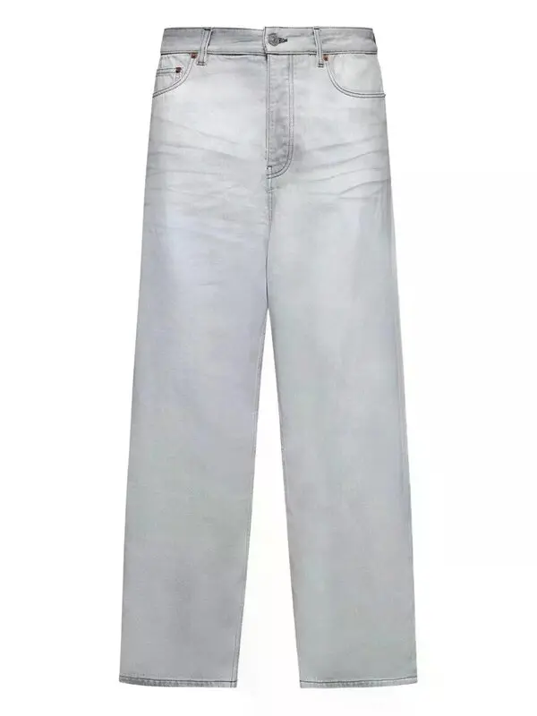 Balenciaga Logo-patch Jeans - Grey