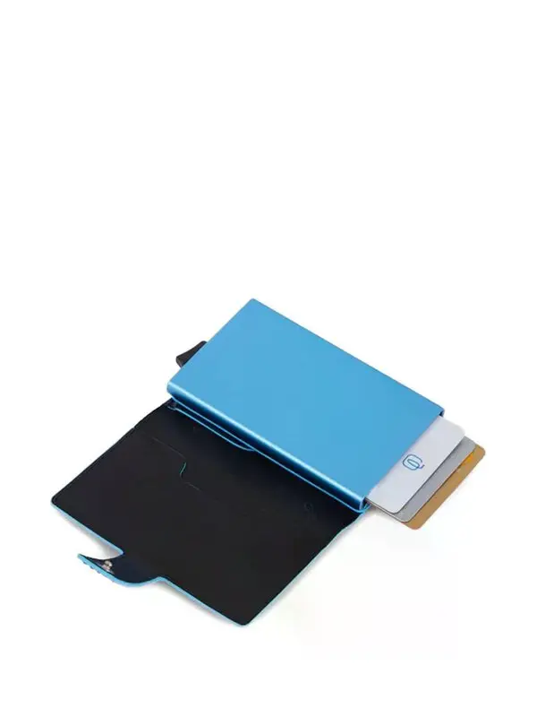 PIQUADRO Metal Leather Cardholder