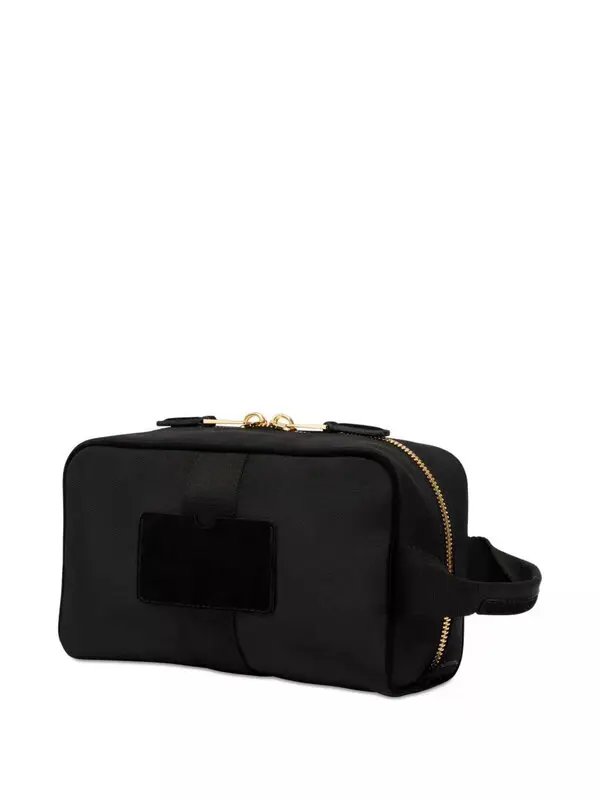Moschino Logo-plaque Zip-top Wash Bag