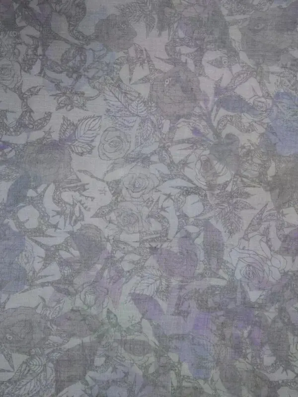 Zadig&Voltaire Kerry Printed Scarf - Grey