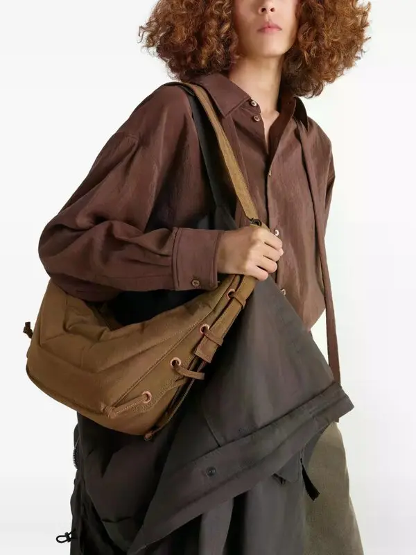LEMAIRE Small Soft Game Quilted Shoulder Bag - Brown
