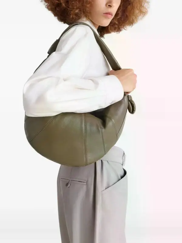LEMAIRE Fortune Croissant Shoulder Bag In Nappa Lambskin - Neutrals