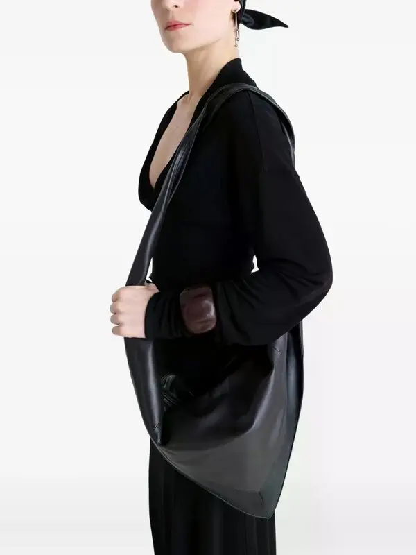 LEMAIRE Twisted-strap Shoulder Bag - Black