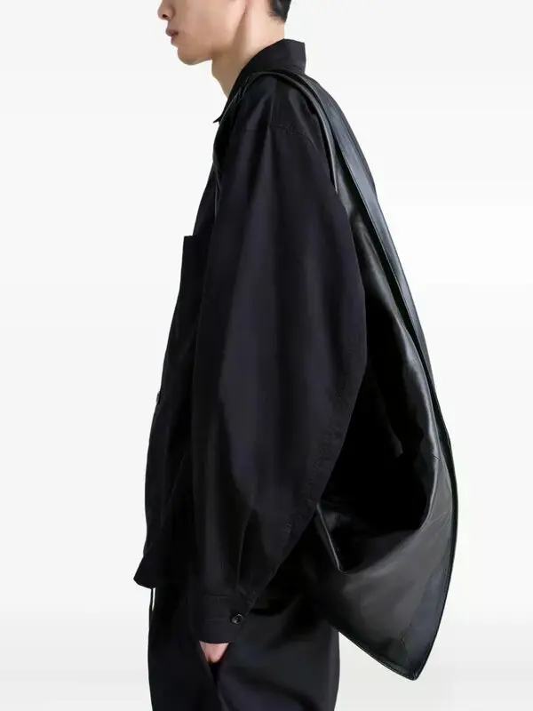LEMAIRE Twisted-strap Shoulder Bag - Black