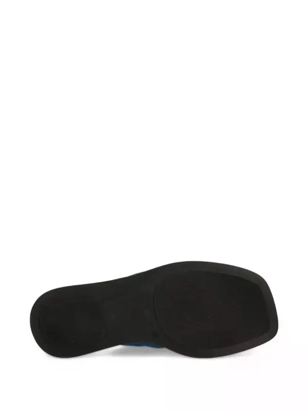 Marc O'polo Crossover Denim-effect Platform Sandals