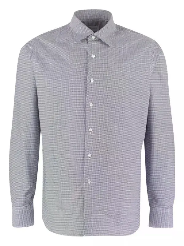 THE (ALPHABET) Checked Cotton Shirt