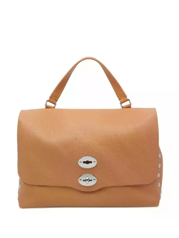 ZANELLATO Postina Medium Leather Tote Bag - Brown