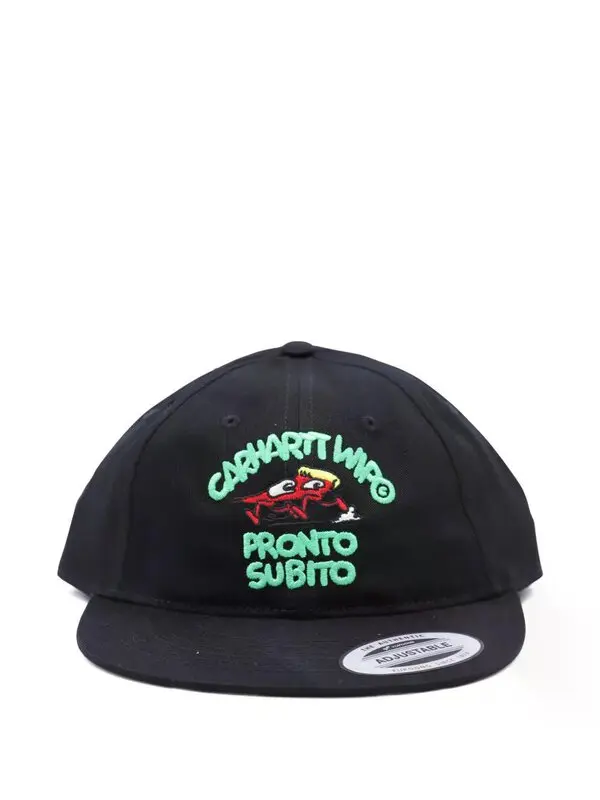 Carhartt Work In Progress Embroidered-logo Baseball Cap - Black