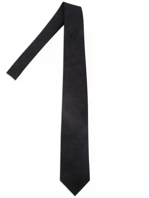 Brunello Cucinelli Textured Tie - Grey