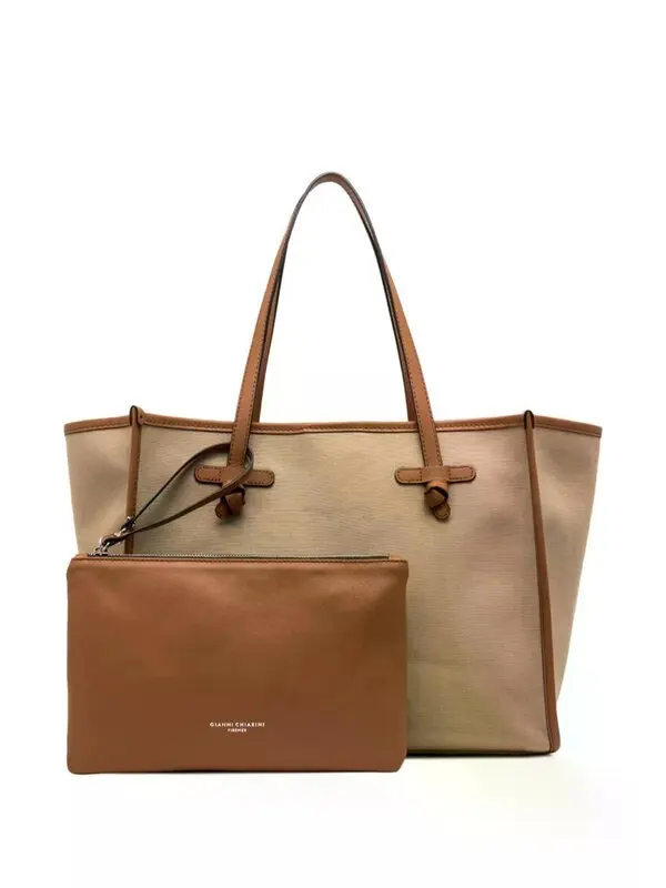 GIANNI CHIARINI Marcella Tote Bag - Neutrals