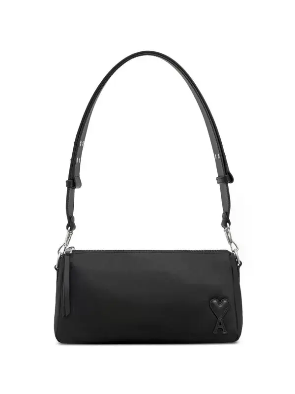 AMI Paris Marcel Padded Shoulder Bag - Black