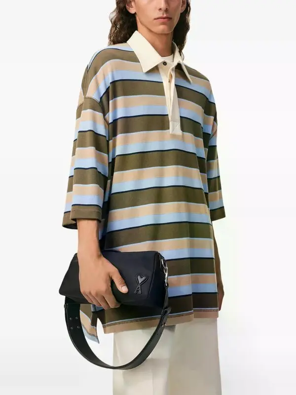 AMI Paris Marcel Padded Shoulder Bag