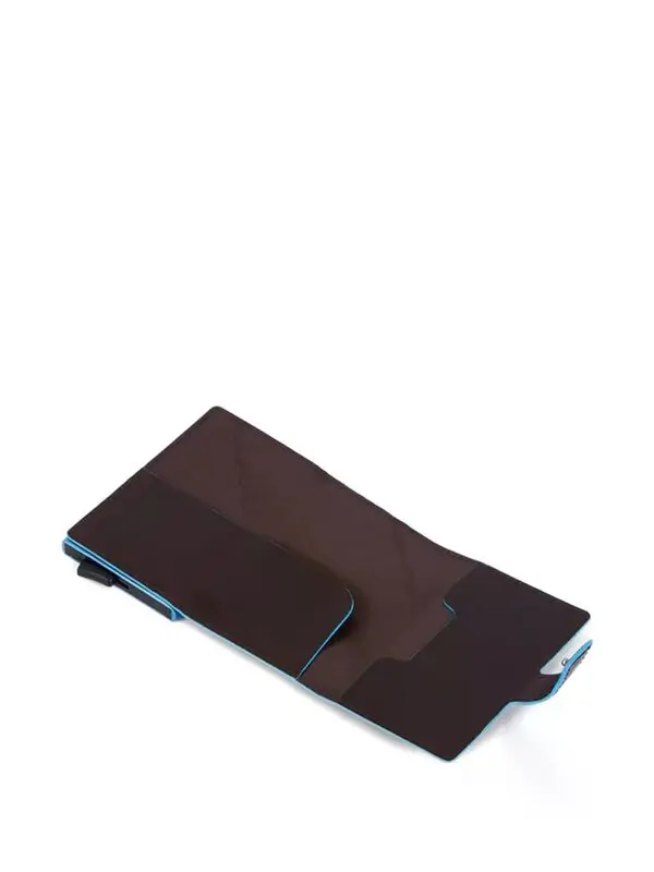 PIQUADRO Leather Metal Cardholder