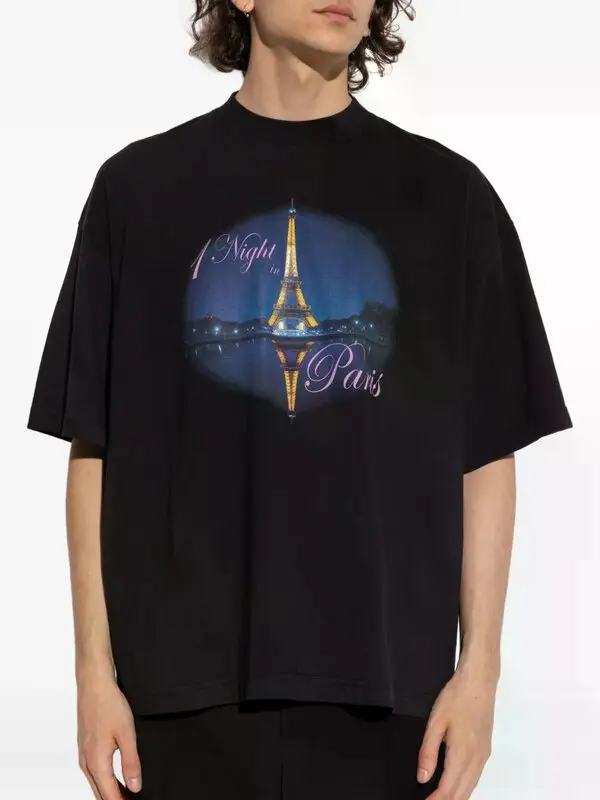 Vetements Eiffel Tower-print T-shirt