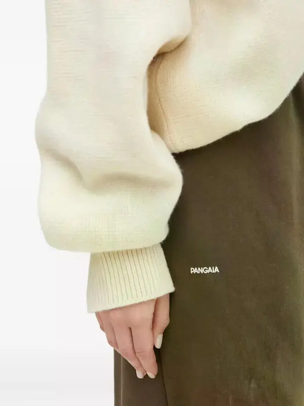 PANGAIA Elastic-waistband Sweatpants - Brown
