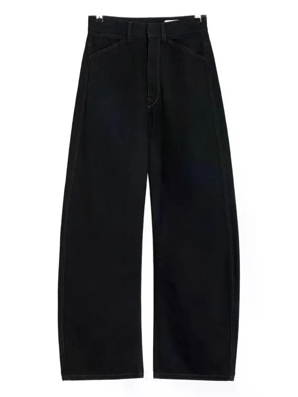 LEMAIRE High-waisted Curved Jeans - Black