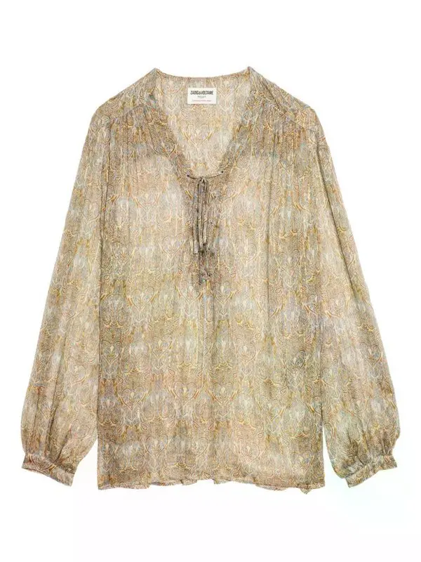 Zadig&Voltaire Tamela Lace-up Blouse