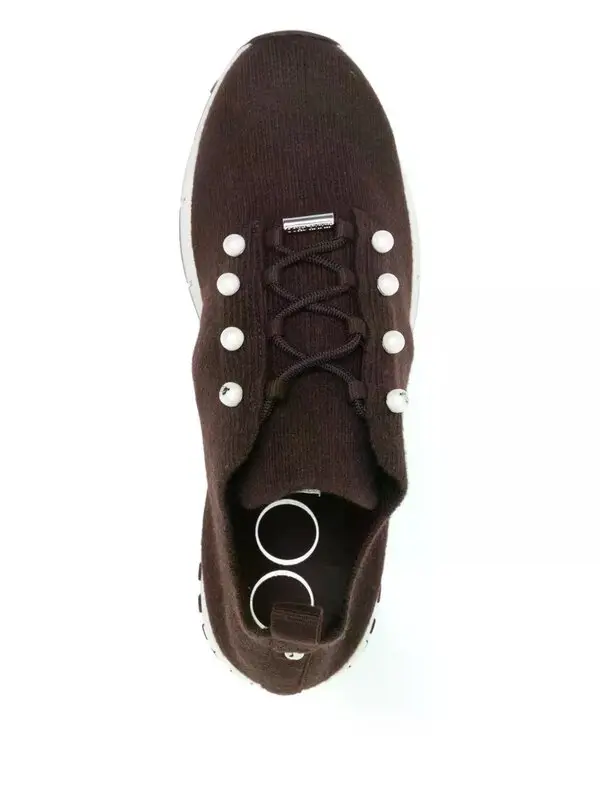 JIMMY CHOO Embellished Sneakers