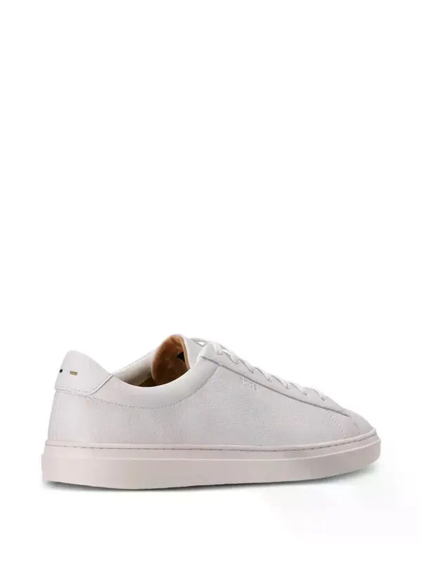 BOSS Leather Lace-up Sneakers - Neutrals