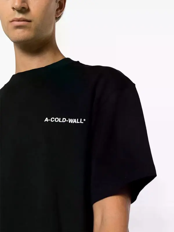 A-COLD-WALL* Logo-print Cotton T-shirt - Black