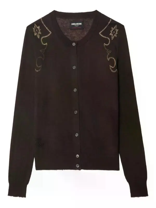 Zadig&Voltaire Embellished Cashmere Cardigan