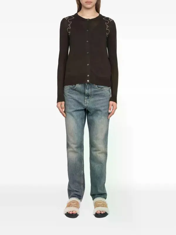 Zadig&Voltaire Embellished Cashmere Cardigan