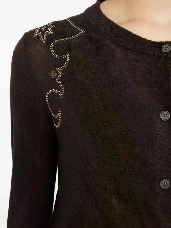 Zadig&Voltaire Embellished Cashmere Cardigan