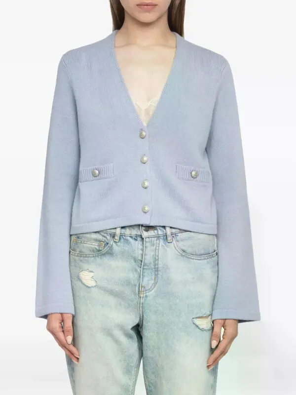 Zadig&Voltaire Wide-sleeve Cashmere Cardigan