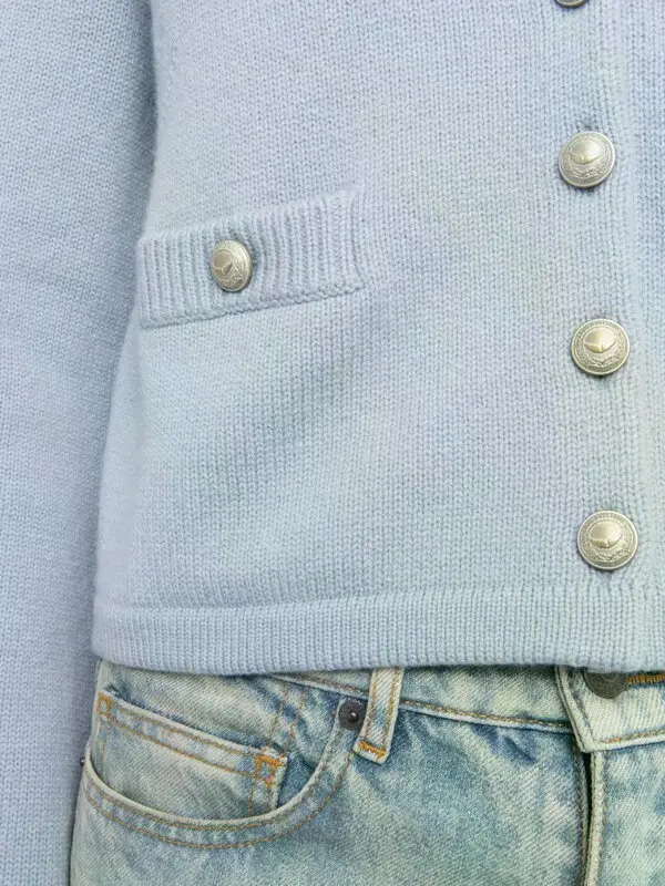 Zadig&Voltaire Wide-sleeve Cashmere Cardigan