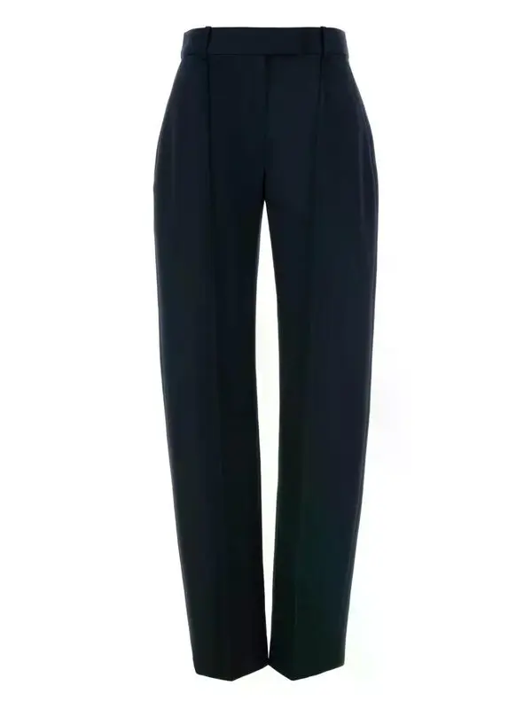Alexander McQueen Pleated Wool Trousers