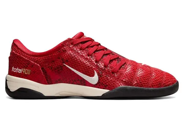 Nike Total 90 3 Se Snakeskin Sneakers - Fire Red/black