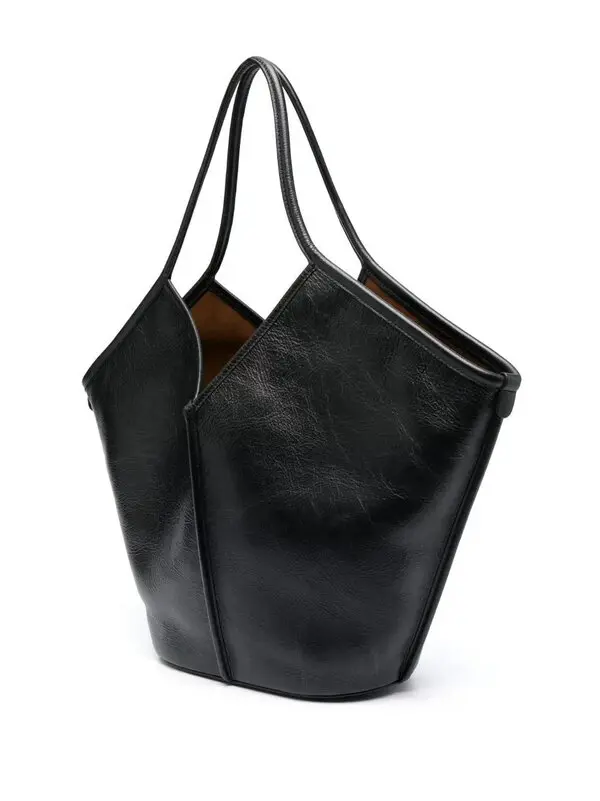 Hereu Callela Leather Tote Bag - Black