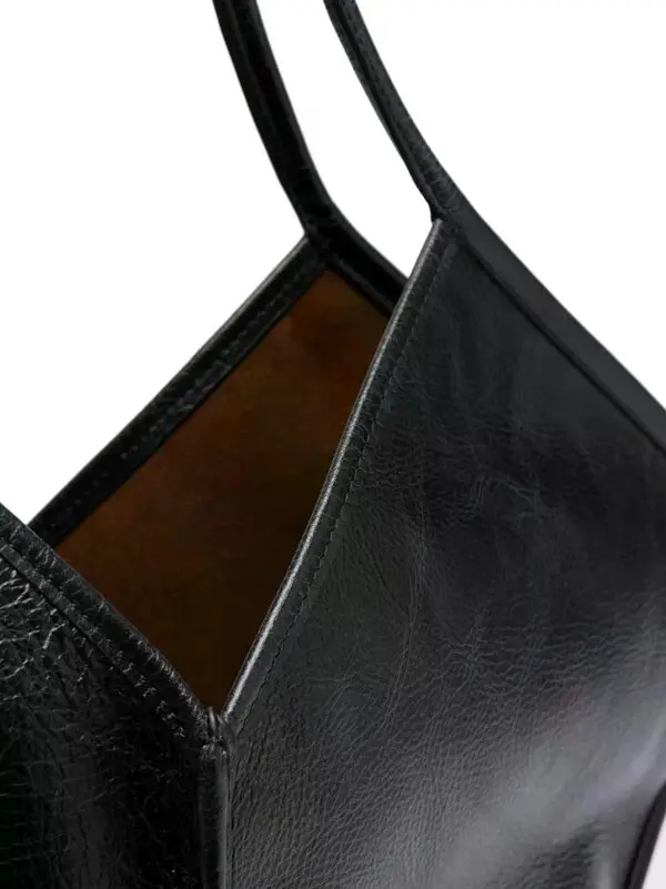 Hereu Callela Leather Tote Bag - Black