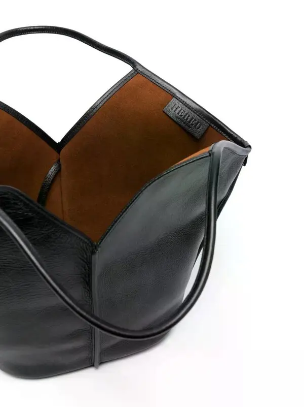 Hereu Callela Leather Tote Bag - Black