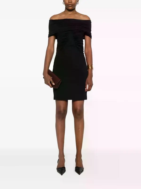 Max Mara Off-shoulder Mini Dress