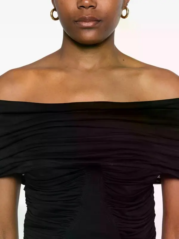 Max Mara Off-shoulder Mini Dress