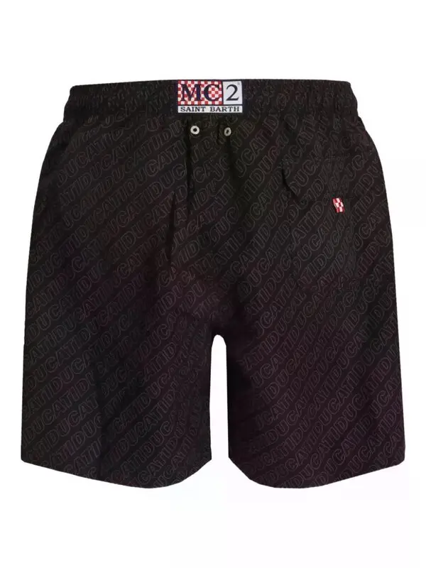 MC2 SAINT BARTH Logo-print Swim Shorts