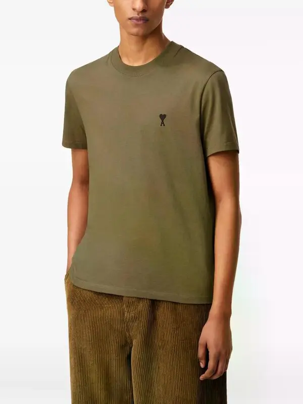 AMI Paris De Coeur T-shirt - Green