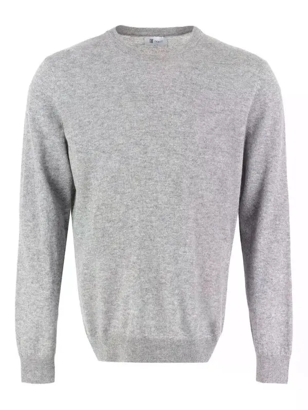 THE (ALPHABET) Cashmere Crew-neck Sweater - Grey